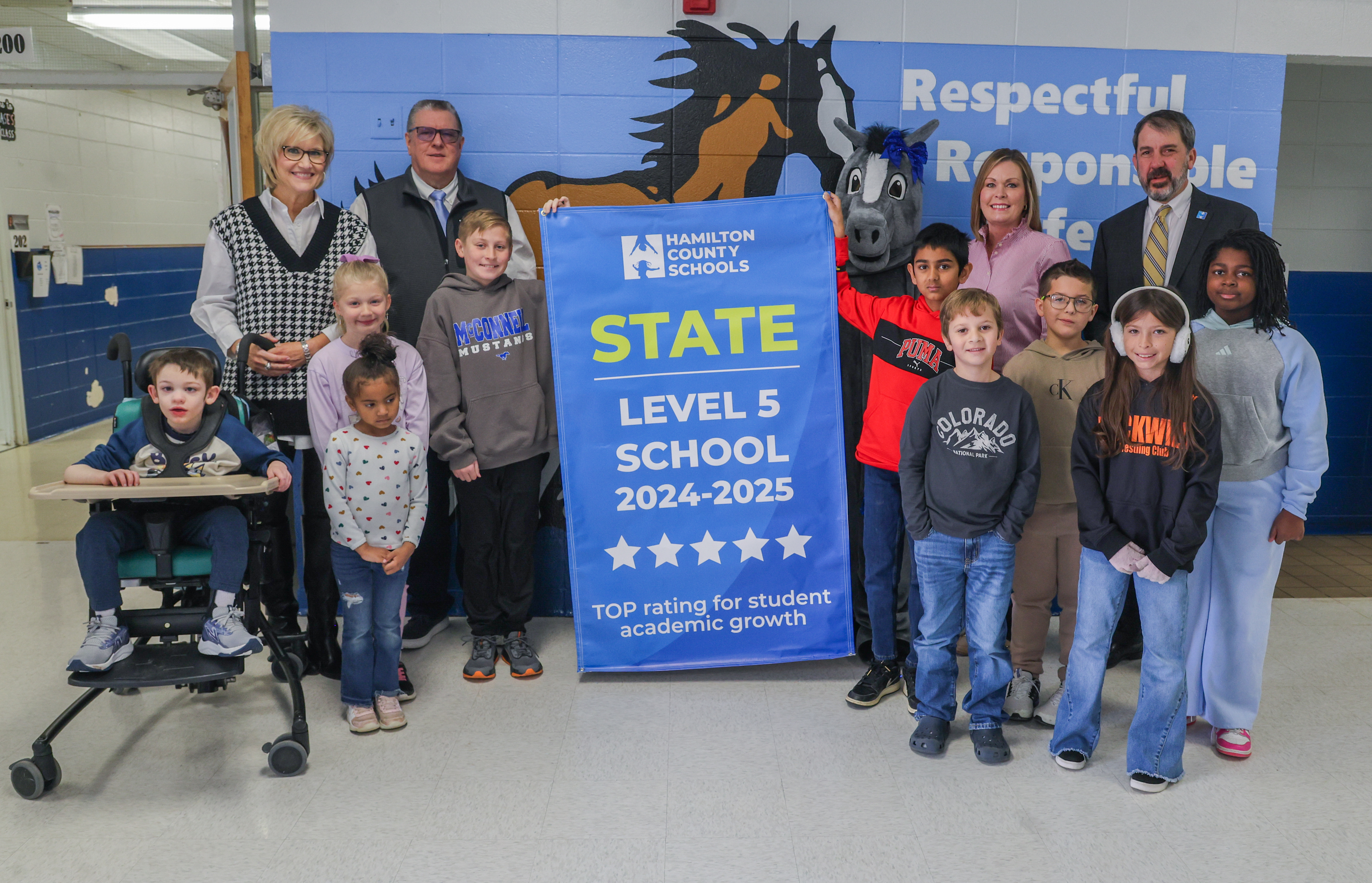 McConnell Elementary Presented 2024-2025 Level 5 Banner – HCS District ...
